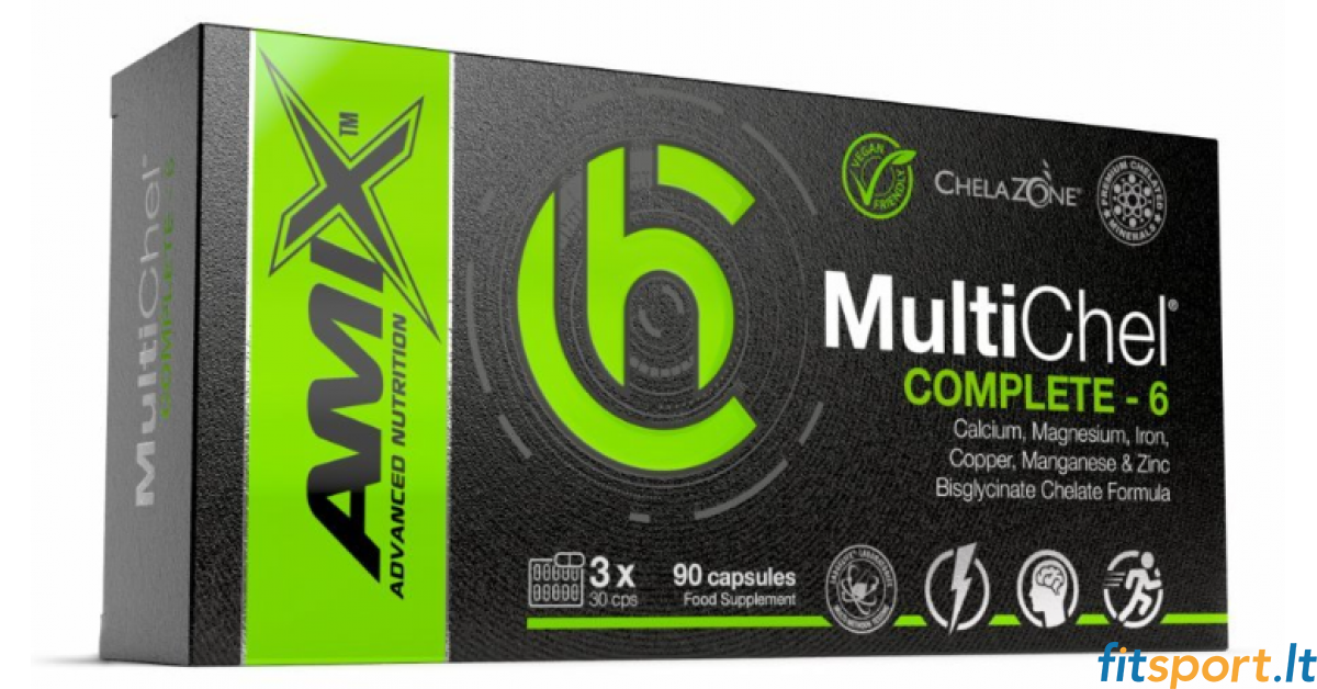 Amix ChelaZone® MultiChel Complete-6 90 kaps.