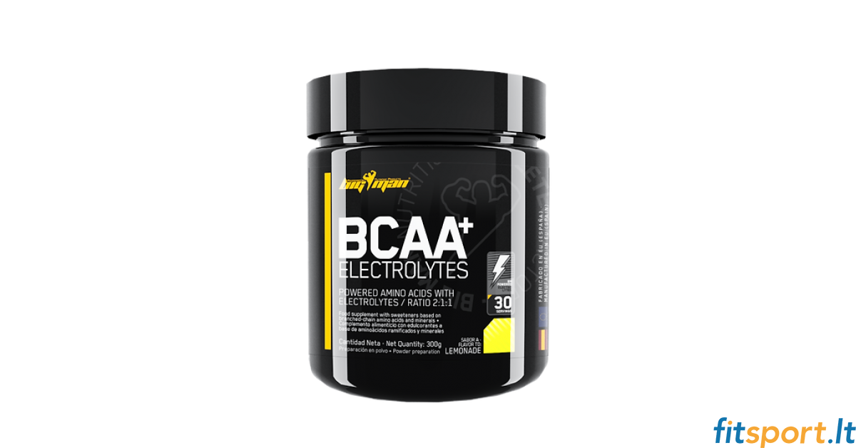 BigMan Nutrition BCAA + Electrolytes - raumenų atsistatymui